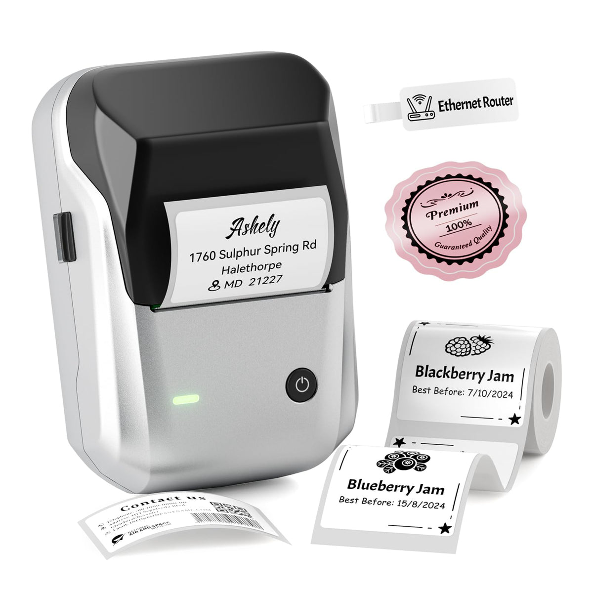 NB493 - NIIMBOT - B1 - PORTABLE THERMAL LABEL BLUETOOTH PRINTER INCLUD ...